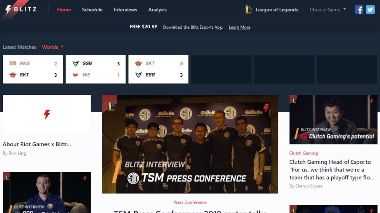 Blitz Esports admits to early Riot Games funding - MCV/DEVELOP